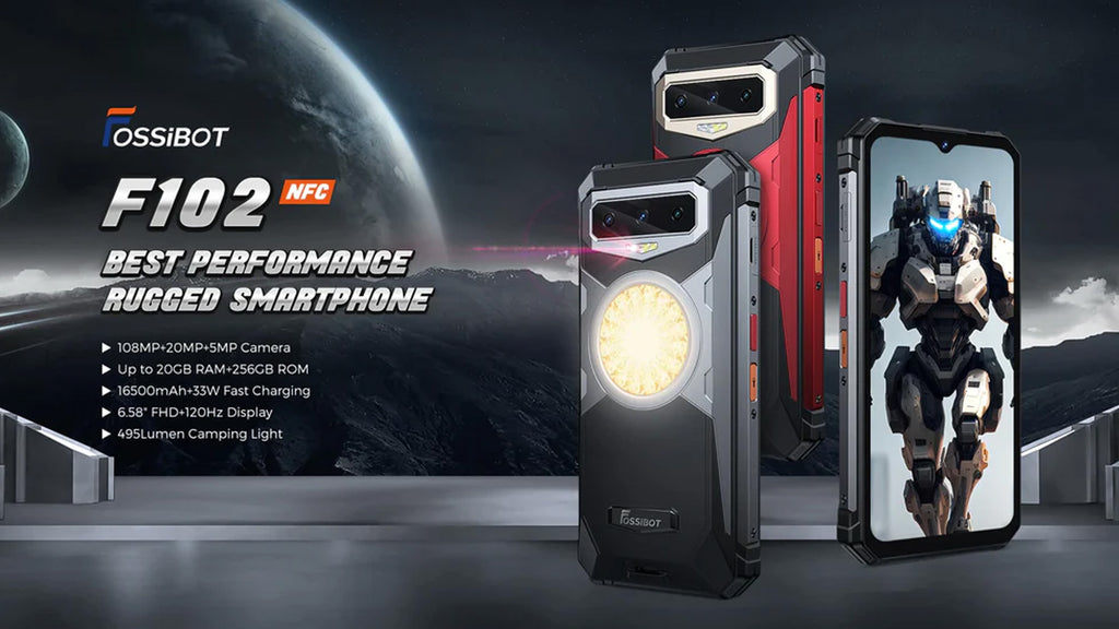 FOSSiBOT Unveils New Flagship Rugged Smartphone FOSSiBOT F102 With 108