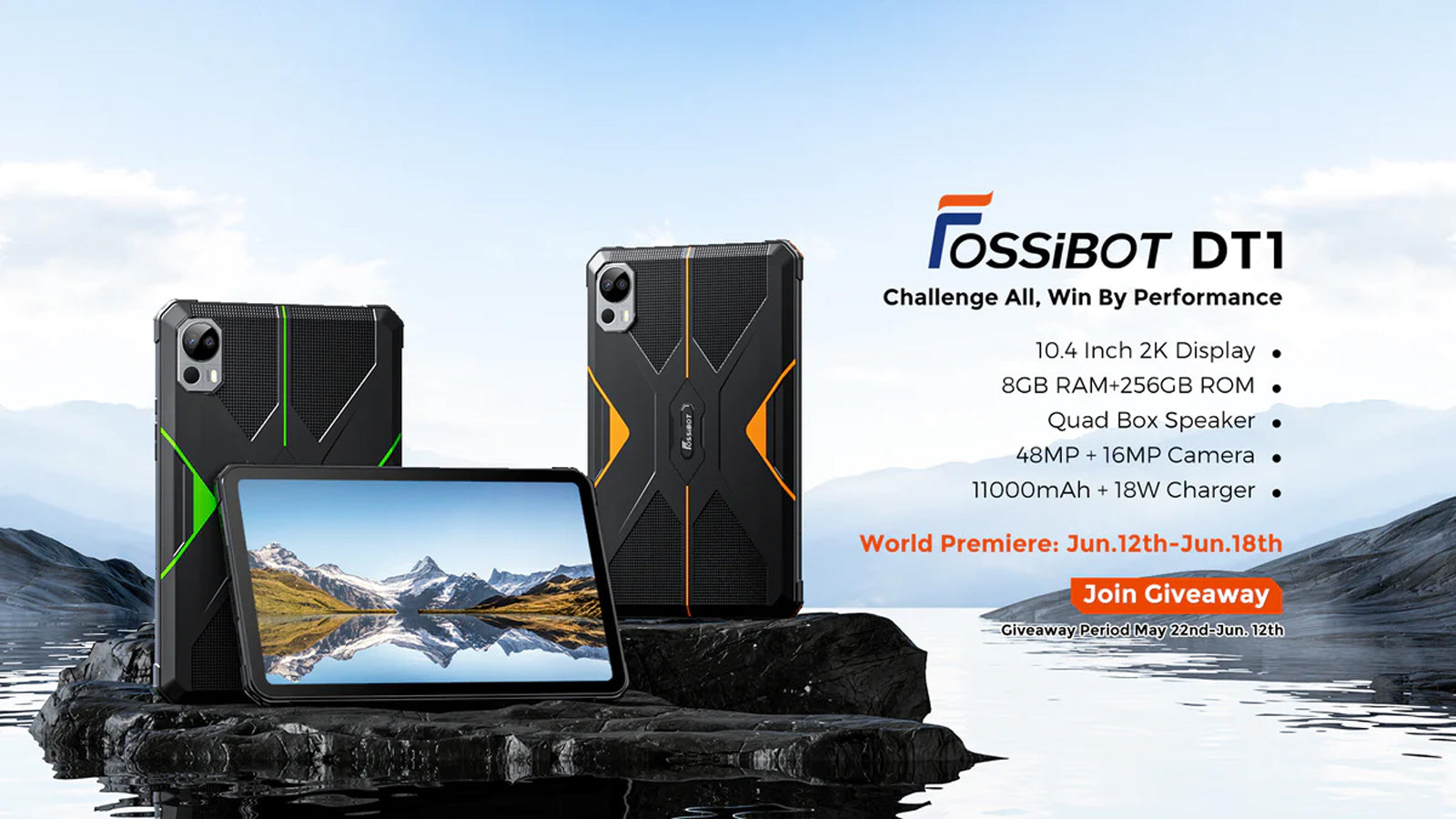 FOSSiBOT DT1: Revolutionize Your Tablet Experience with The New Rugged