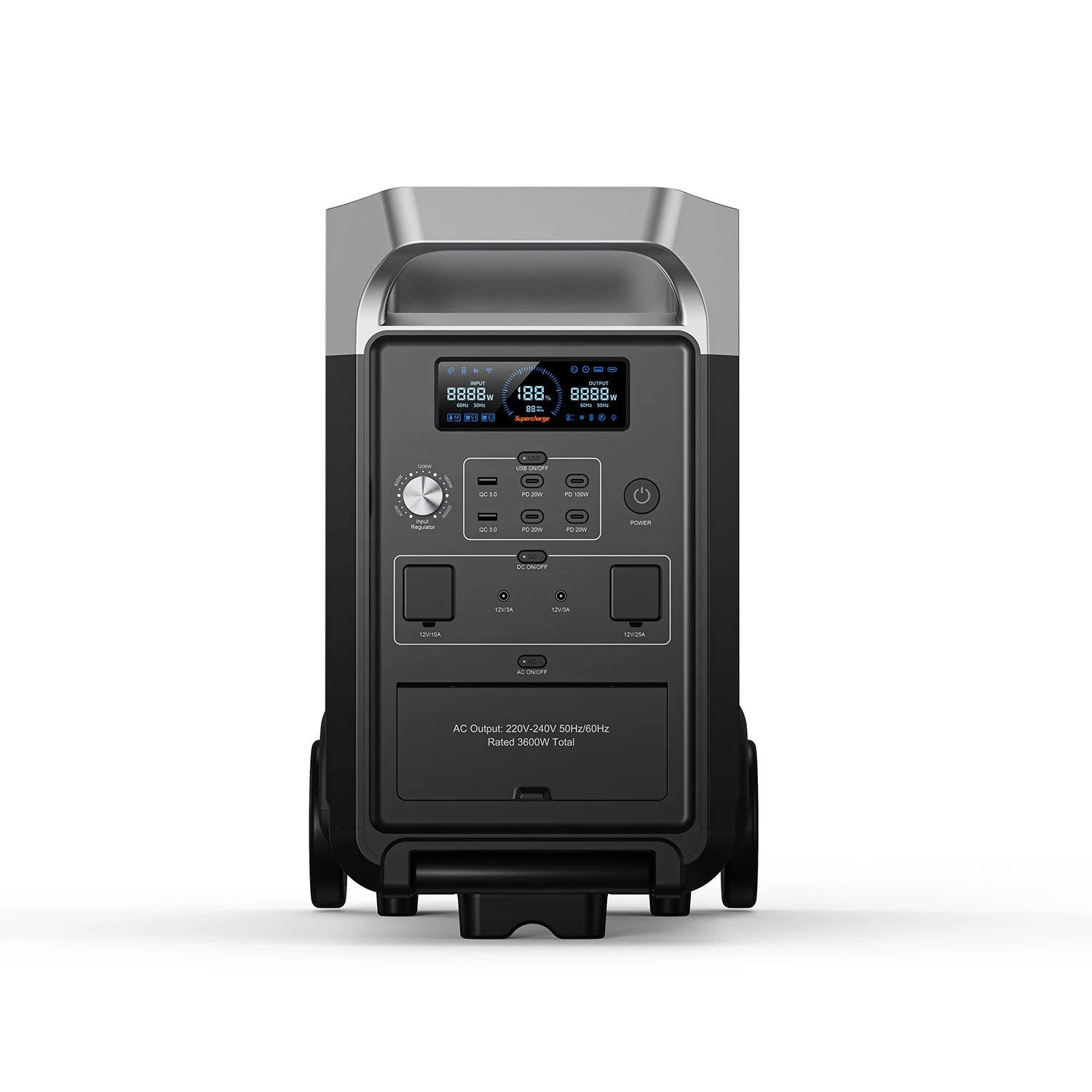 FOSSiBOT F3600 Pro Portable Power Station | 3,600W 3,840Wh
